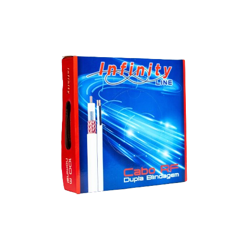 Cabo Coaxial Flexível RF 4mm - Cristal - Infinity Cabos